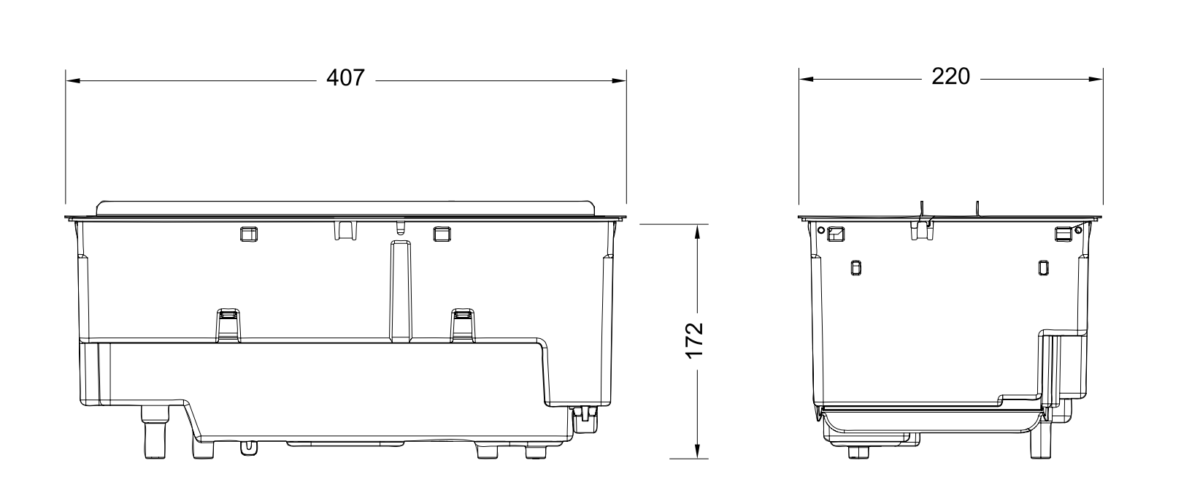Insert électrique Cassette 400 LED Dimplex - ArtFire
